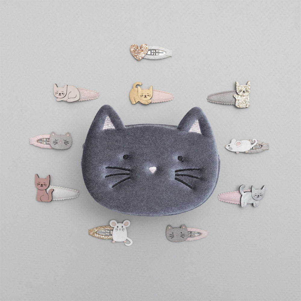 Kitty Cat Mini Clic Clac Hair Clip – oh baby!